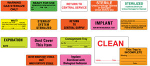 Central Processing & Sterilization Labels - Bay Medical